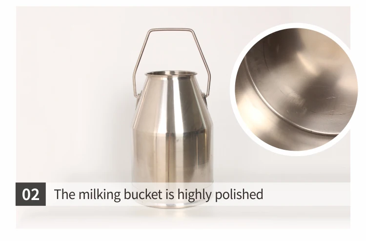 25 Liter Transparent Milk Bucket - Ideal for Dairy Farms