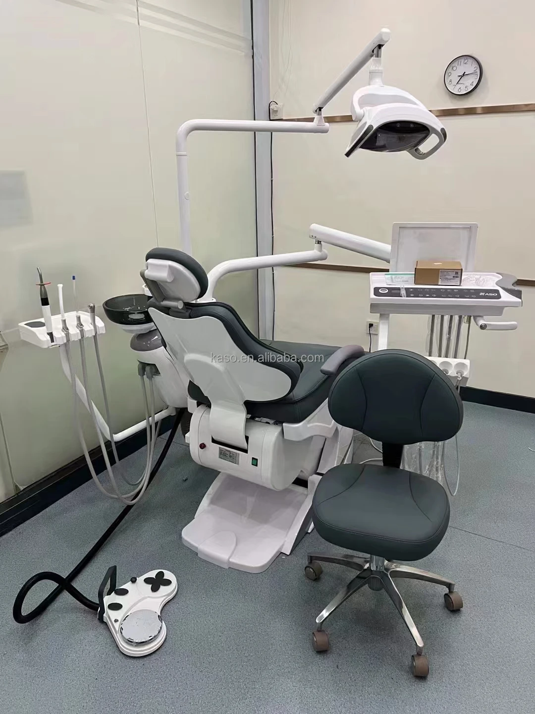 KASO Medical Luxury Dental Unit KS-R2 with Compensation Chair Frame ...