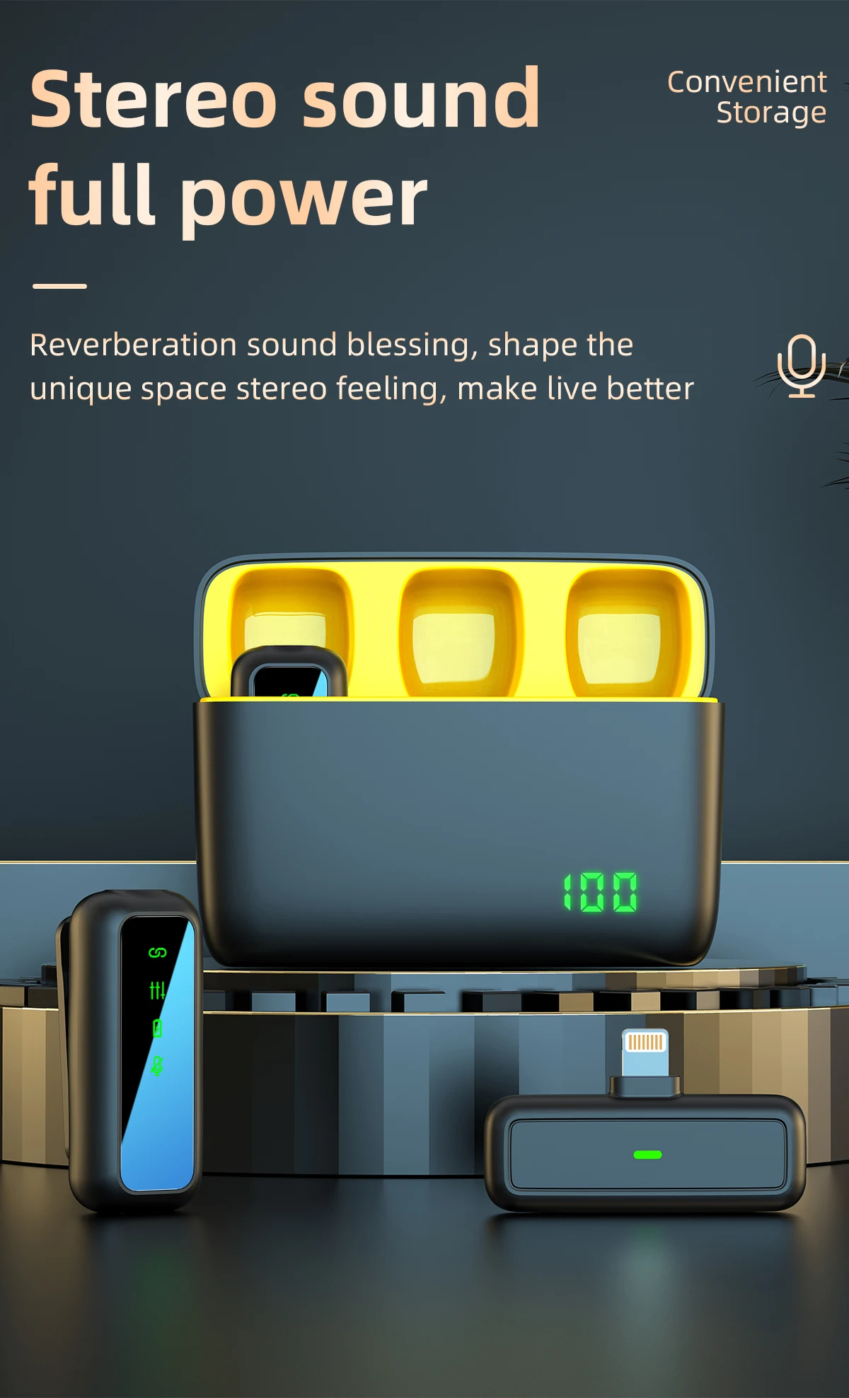 Professional Dual Lavalier Wireless Mic Chip On Lapel Microphone For ...