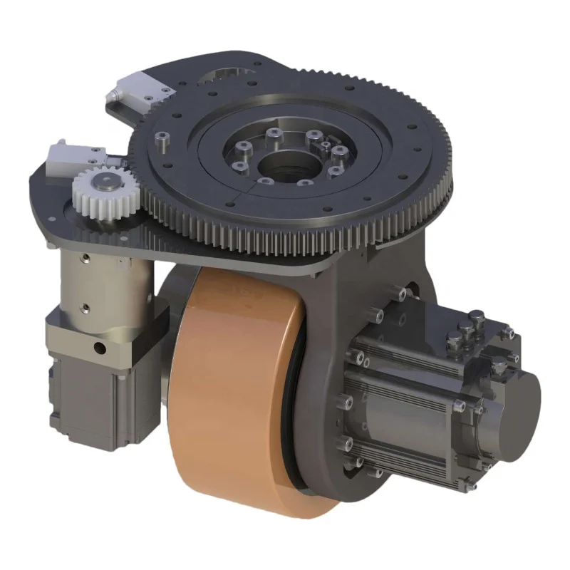Horizontal Knob Pallet Truck Assembly For Agv Steering Driving Wheel ...