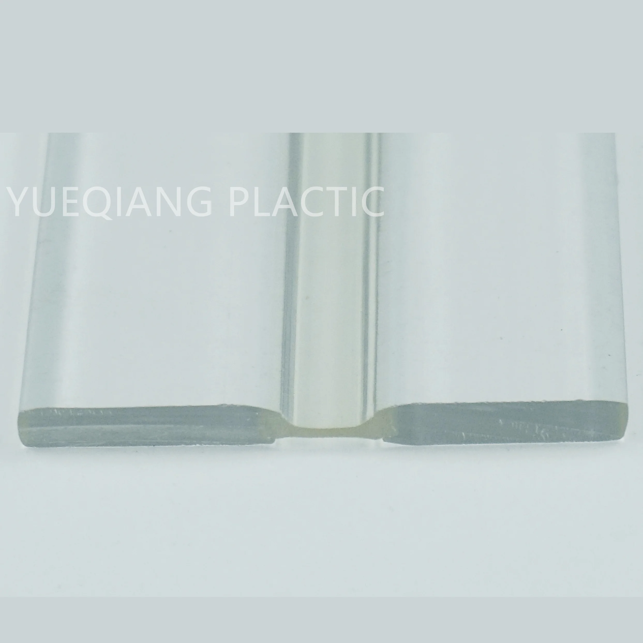 Clear PVC Piano Style Living Hinge - Flexible & Durable