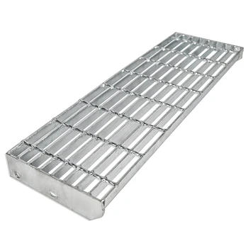 Galvanized Steel Grating Stair Treads Gi Platform Deck Steel Ramp ...