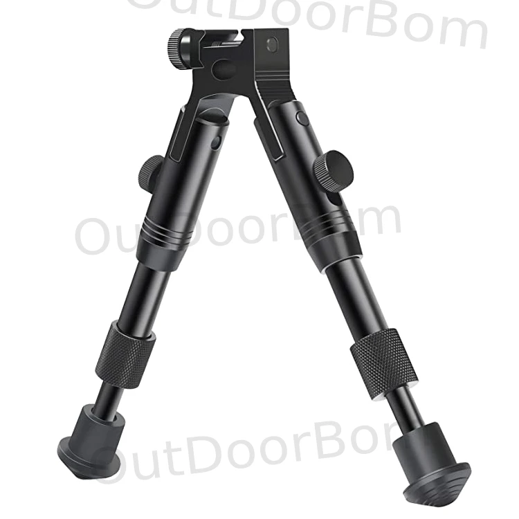 Outdoor Tactical Retractable Folding 3 Inch Metal Steel Rack Bipod ...