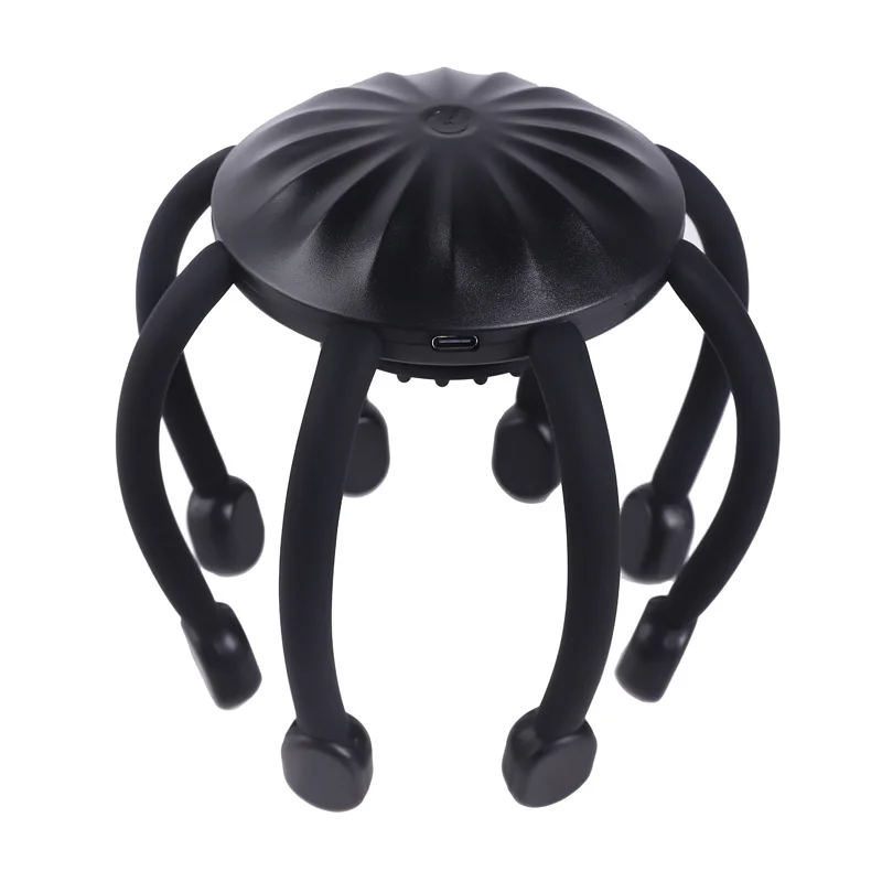 Automatic Heads Finger Rechargeable Smart Vibration Spider Head Massage ...