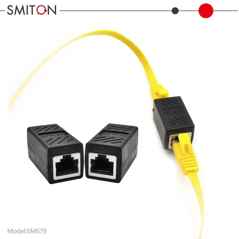 Rj45 Network Coupler Rj45 Cat5 Cat6 Extender Adapter - Buy Rj45 Network ...