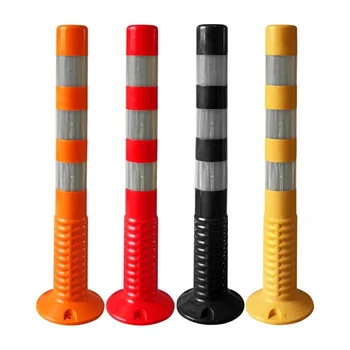 Pu Reflective Warning Post Traffic Column Road Delineator Post Flexible ...