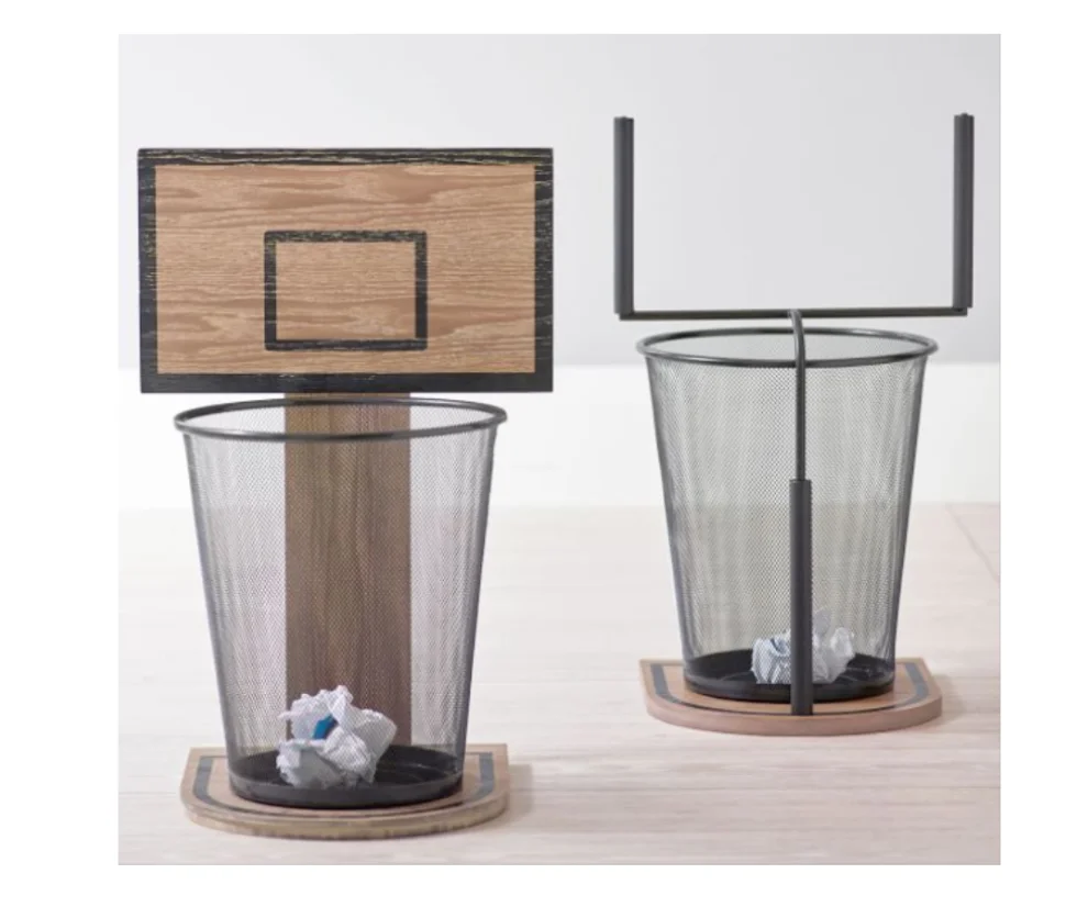 Basketball Hoop Trash Can - Eco-Friendly Garbage Bin for Home ...