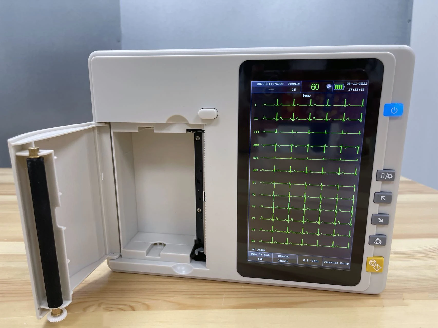 Large Color Screen Portable 6 Channel Ecg Machine - Buy Ecg,6 Channel ...