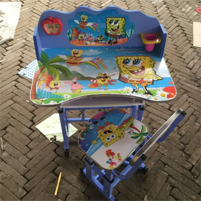 Cartoon Design Kids Writing Table And Chair - Buy High Quality Baby ...