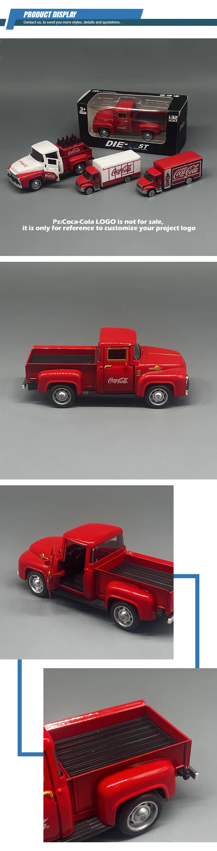 Promotion Logo 1/36 Metal Diecast Model Cars Alloy Metal Cars Model Toy ...