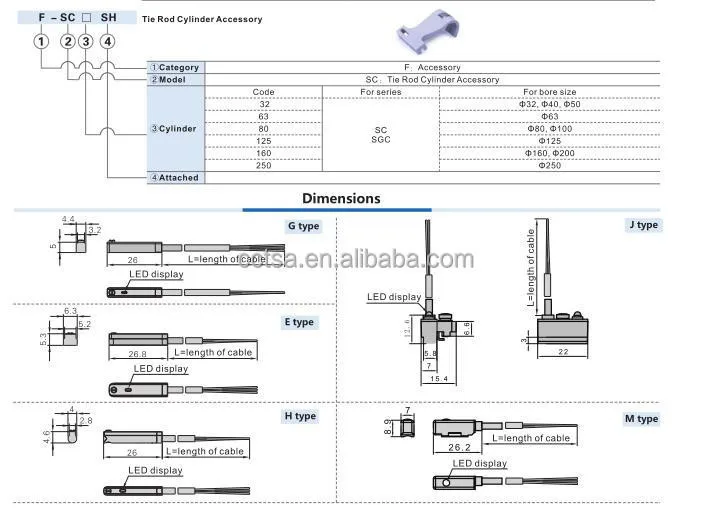 Factory Outlet Reed Switch Mindman Airtac Pneumatic Cylinder Solid Pnp ...