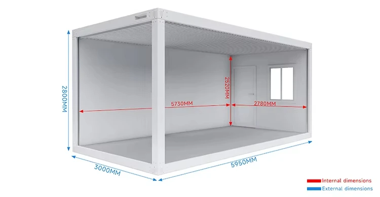 Detachable 20ft and 40ft Shipping Container Modular Cabins ...