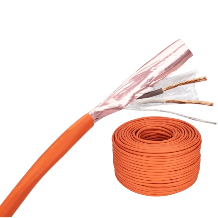 LPCB PH120 2x1.5mm2 long time fire resistant alarm cable with bare ...