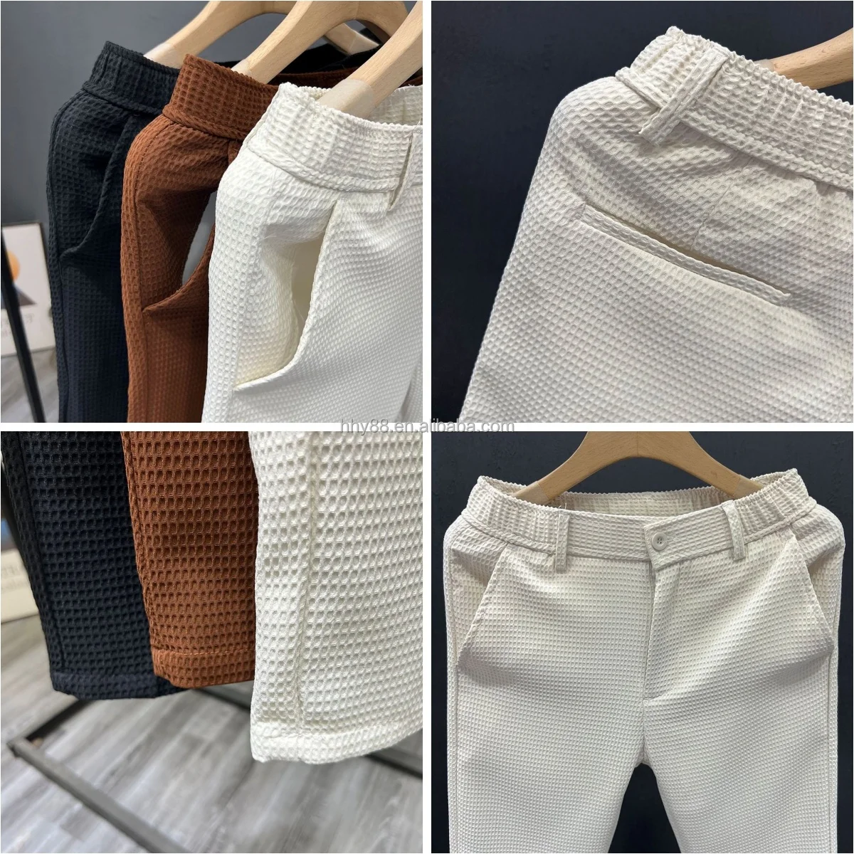 Shop High-Grade Men's Casual Pants - Slim Straight Trousers