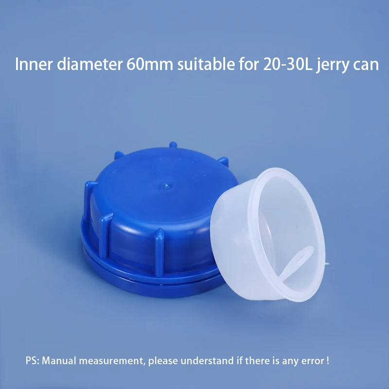 Wholesale Plastic Cap 53mm Blue Screw Cover Lid for 10L Jerry Can