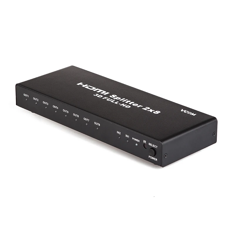 Vcom Full Hd Video Switcher 2 In 8 Out 1080p Hdmi Splitter Switch With ...