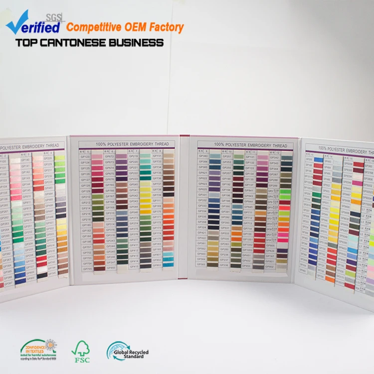 Eco-Friendly Embroidery Thread Wholesale Custom Company Logo Renewable ...