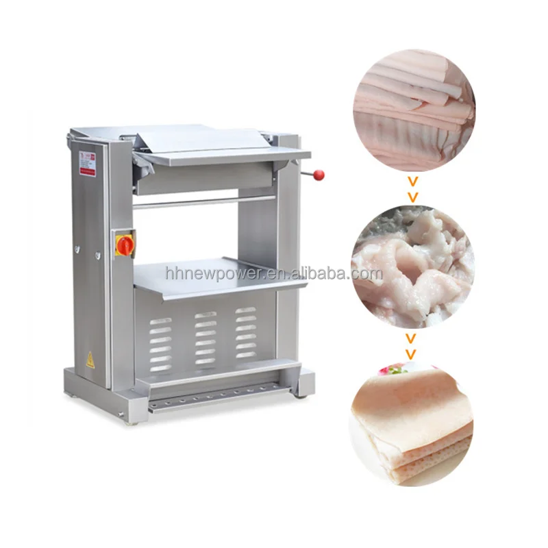 Stainless Steel Pigskin Defatter Fat Removed Machine Pig Meat Skin ...