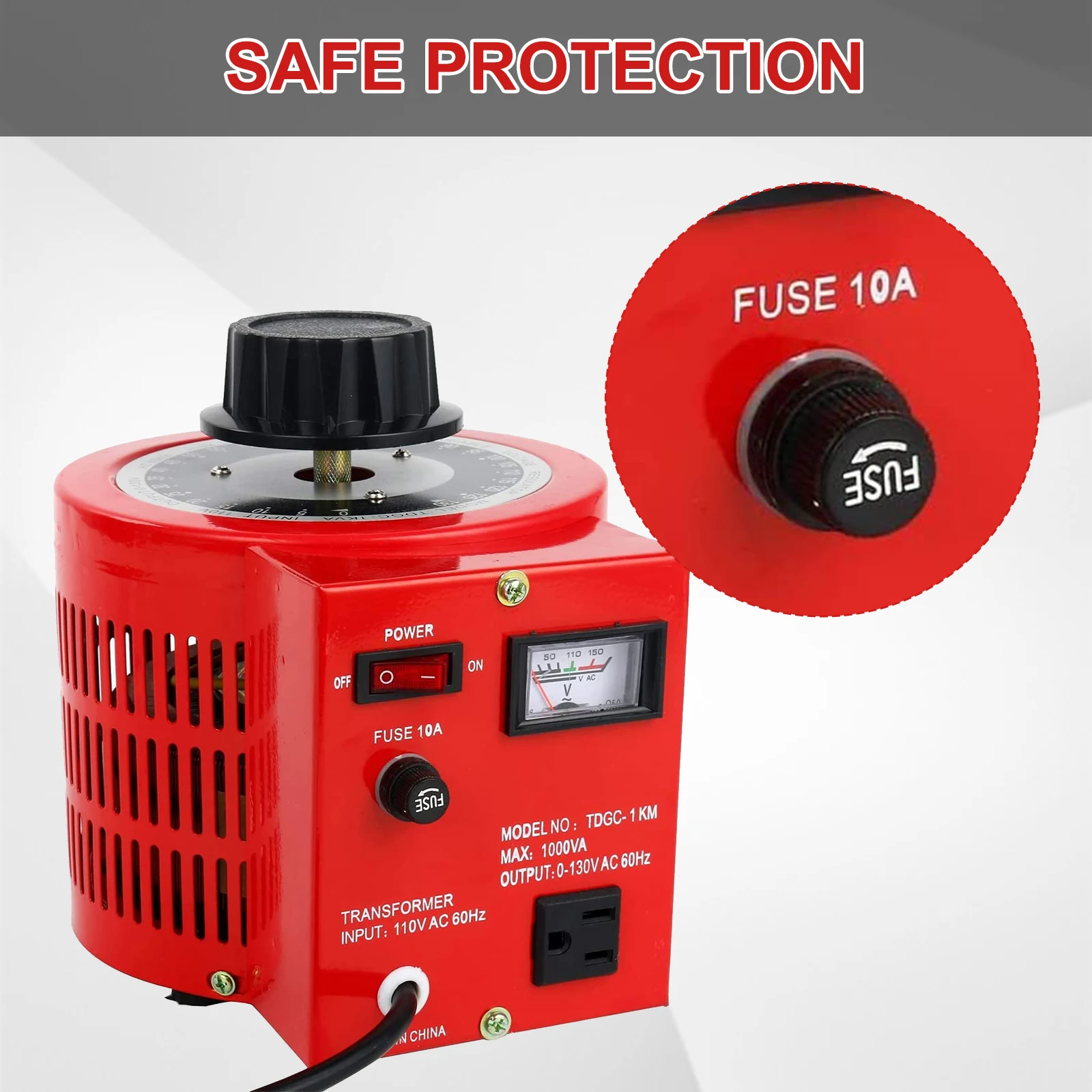 Auto Voltage Transformer Ac Variable Voltage Converter Transformer ...