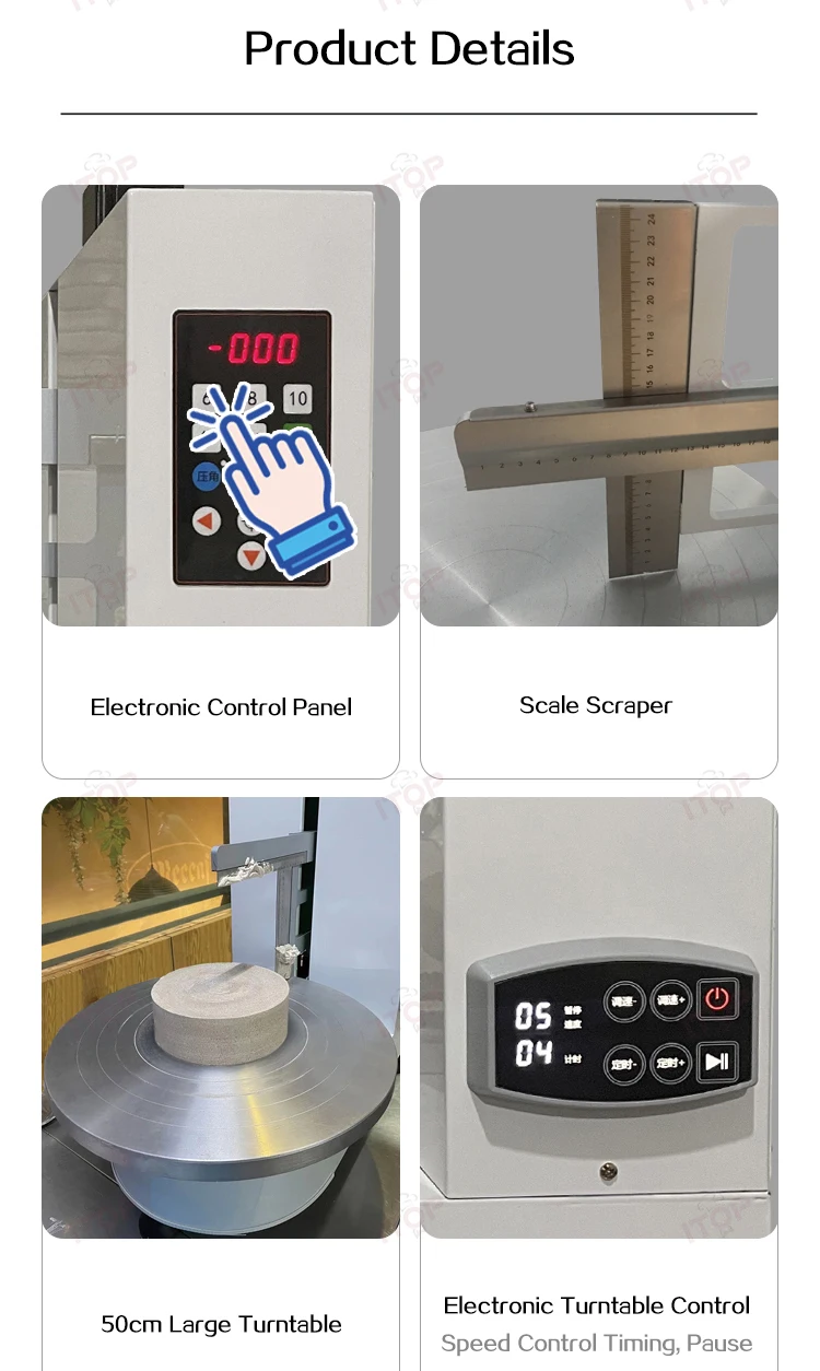 IT-CSM-W12 Electric Automatic Cake Decorating Machine for Icing ...