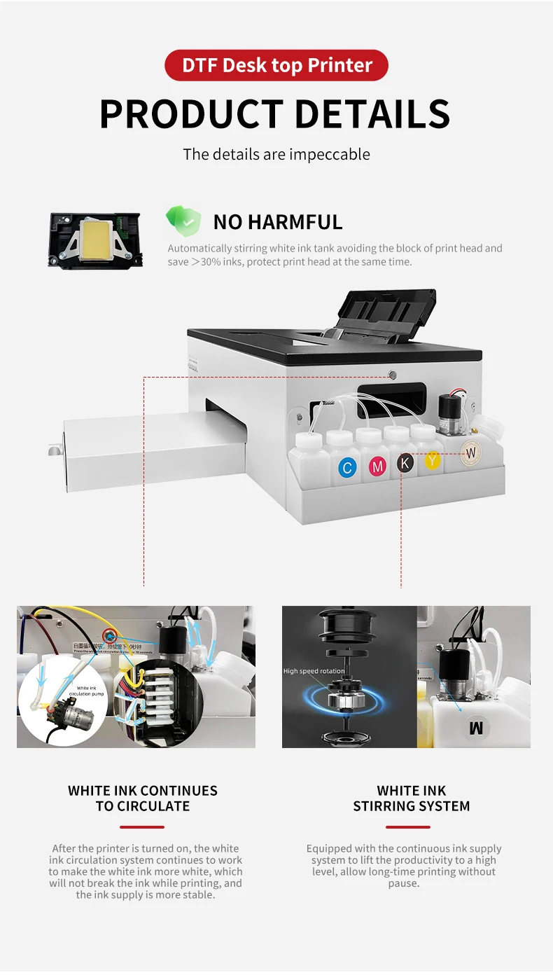 High Quality Dtf Printer Start Kit - A3 A4 Heat Transfer