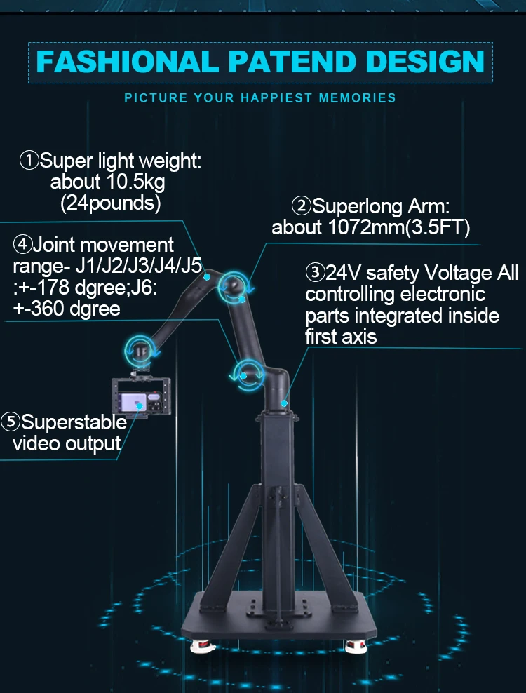 Automated Glambot Camera Motion Control Movement 360 Photo Robot Booth ...