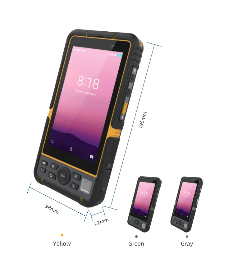 Hugerock T60 Industrial Rugged Android 13 Tablet Pc 8+128gb Handheld ...