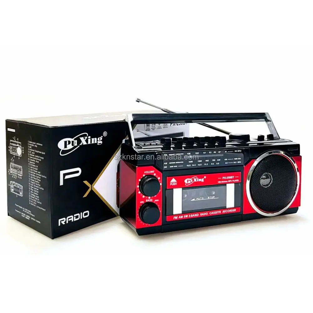 Auto Stop Cassette Recorder Player Px-250bt Portable Tape Player With ...
