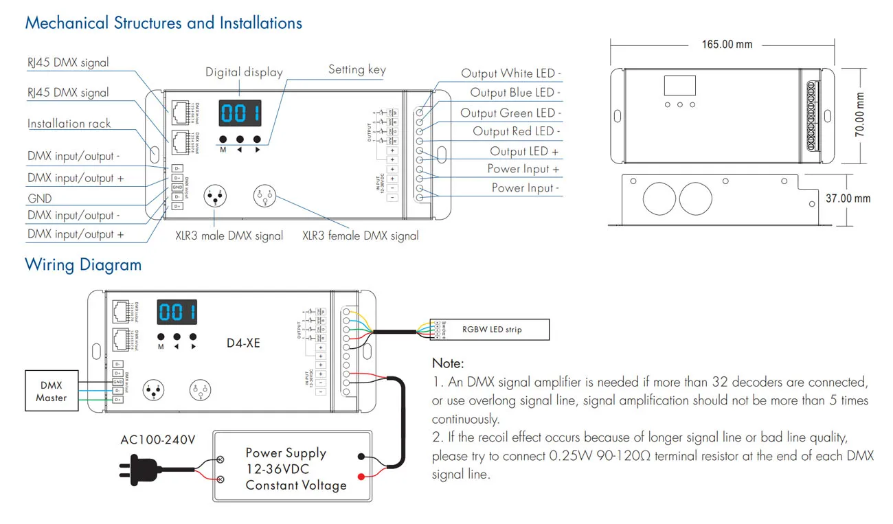 Consola De Iluminación Dmx Ws2811,Controlador Programable Con Control Remoto Ws2812b 512 Dmx512 ...