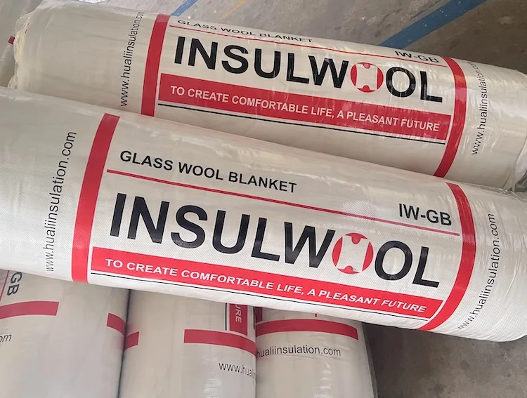 16kg/m3 24kg/m3 50mm Thickness Glasswool Insulation 48kg/m3 Fiberglass 25mm 50mm Thick Glass ...