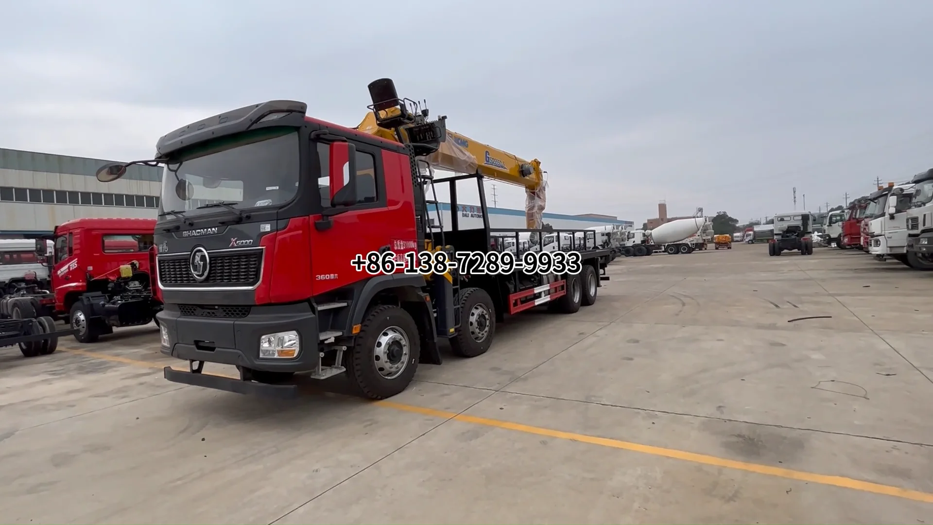 Shacman 18ton Truck-mounted Crane Customized 8x4 20-ton Crane Mounted ...