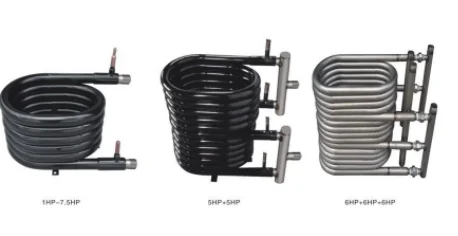 Pure Titanium Spiral Hydronic Heat Exchanger Coil Condenser - OEM