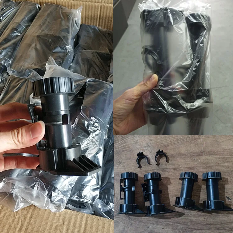 Kitchen Cabinet Baseboard Levelling Feet Adjustable Plinth Legs Plastic ...