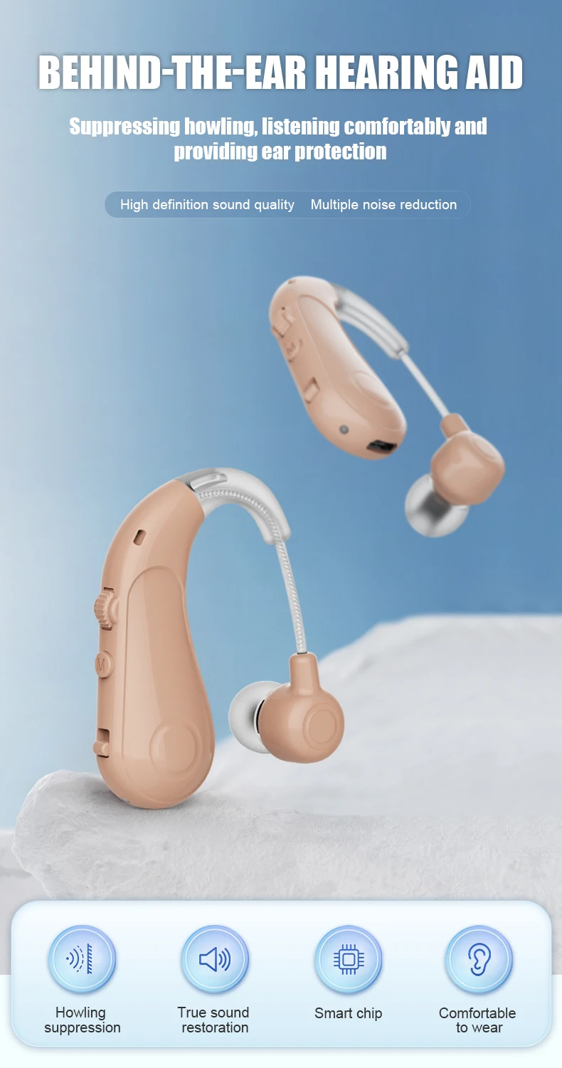 Portable Mini Invisible Deafness Hearing Aids For The Deaf Clear Sound ...