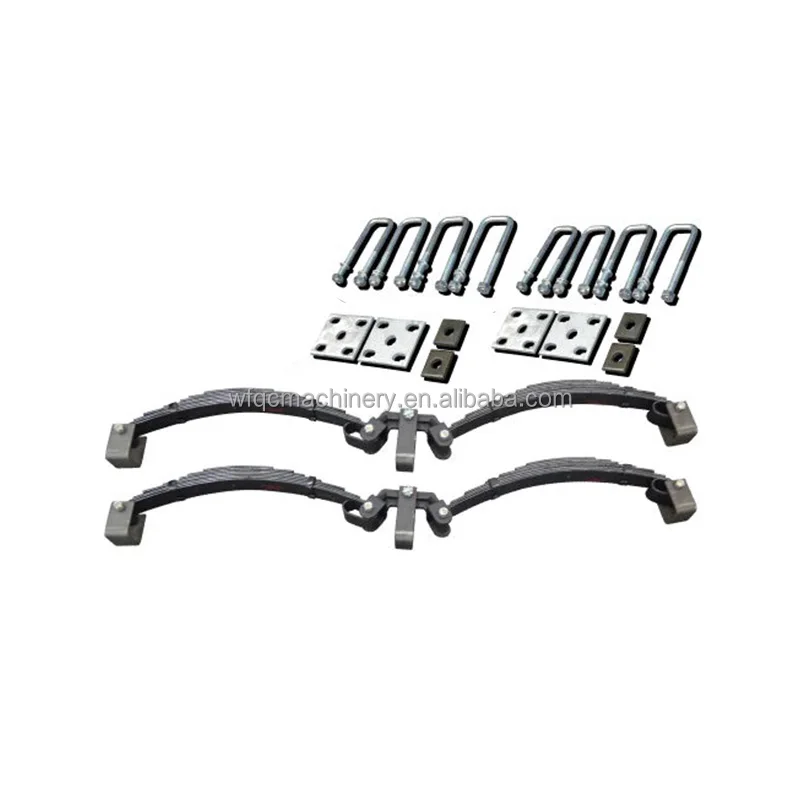 5 Leaf Galvanised Dacromet Rocker Roller Tandem Trailer Spring Set For ...