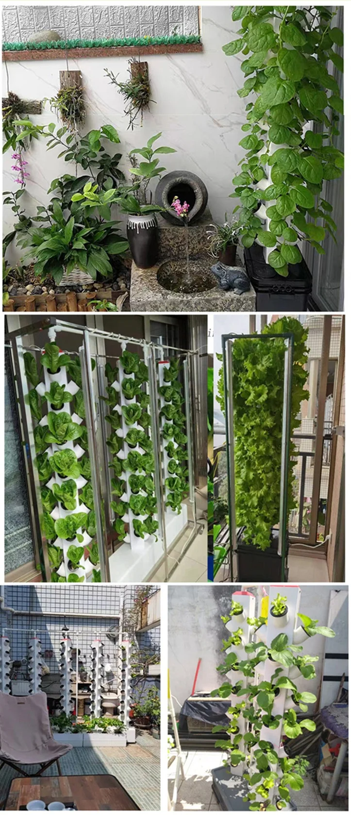 Soilless Cultivation - Aeroponic Tower for Vertical Farming