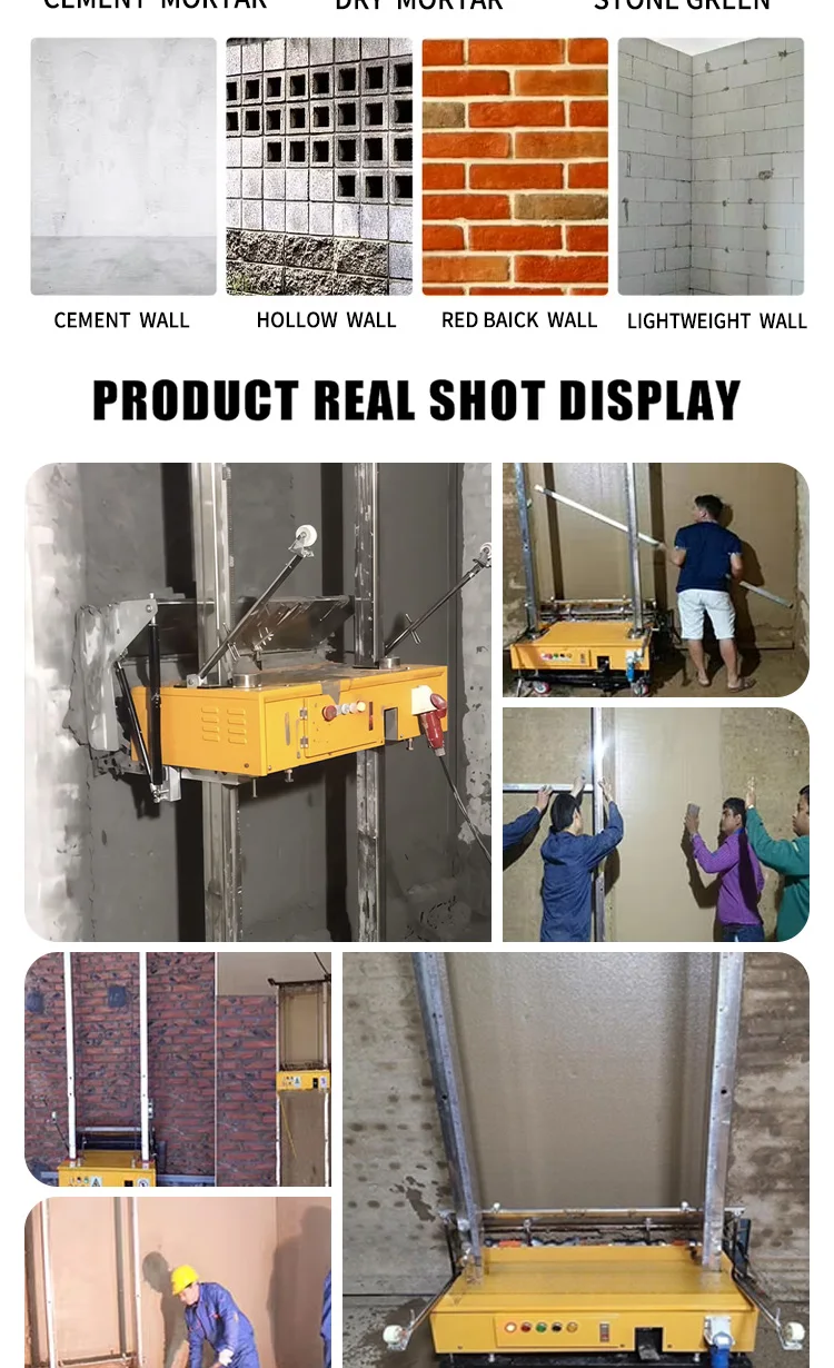 High Quality Chinese-Made Semi-Automatic Wall Plastering Machine with ...