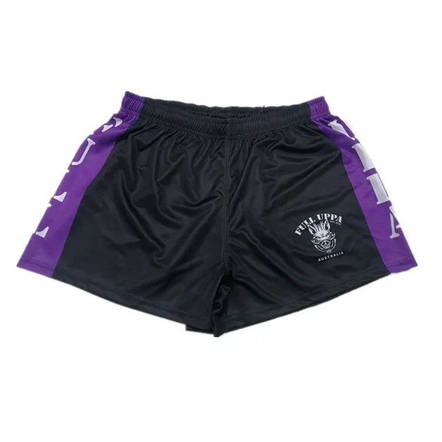 Custom Logo Polyester Rugby Shorts - Quick Dry & Anti-bacterial