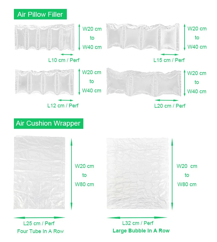 ESD Air Pillow - D2W Degradable Bubble Film Wrap Roll