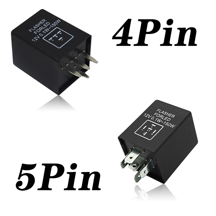 Auto Car Motorcycle 2 3 4 5 8 Pin Led Flasher Relay Drl Strobe ...