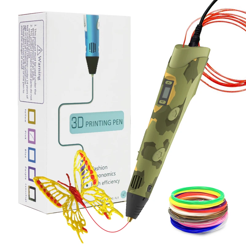 3d Printing Pen 3d Diy Printer Pen Drawing Pens For Kids With Abs/pla ...