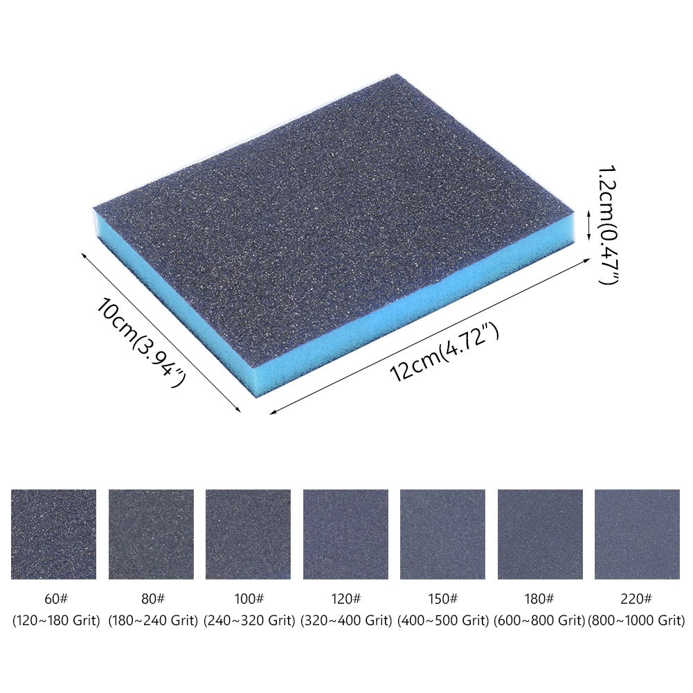 Emery Cloth Sanding Blocks High Density 180 Grit Emery Cloth Sanding ...