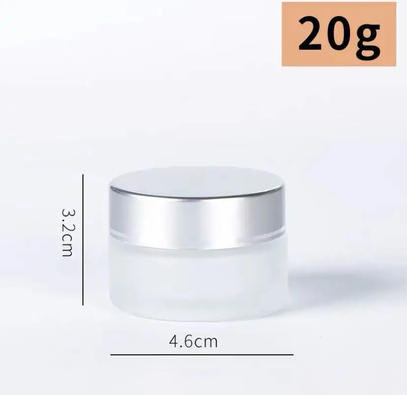 Round Frosting Cream Bottle 20g 30g 50g 60g Cosmetic Jar Cosmetic ...