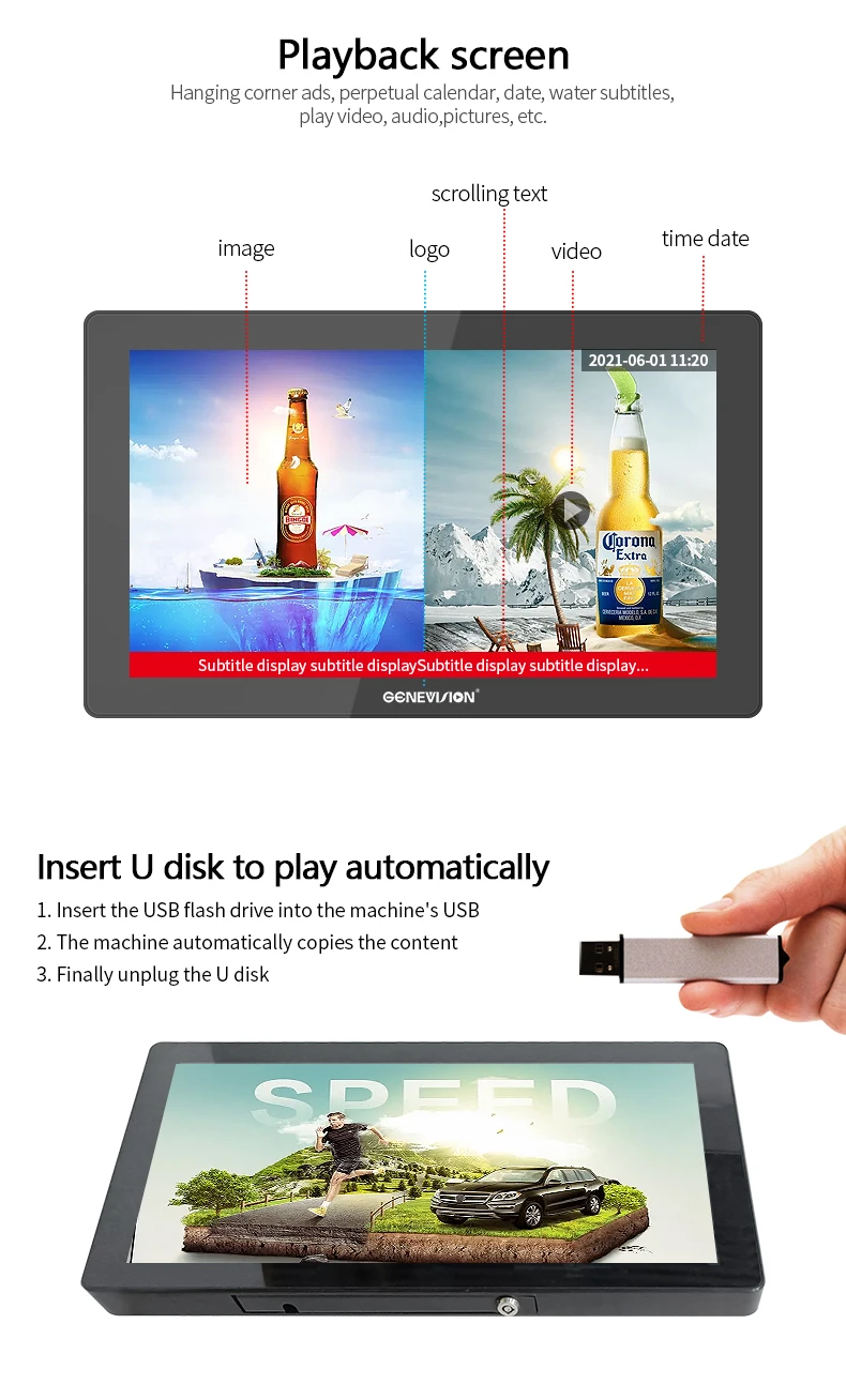 24 Inch Digital Signage with Android - Ideal for Advertising