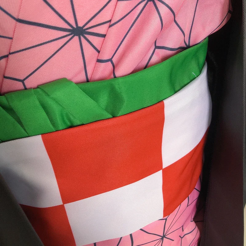 Demon Slayer Kamado Nezuko Cosplay Costume Anime Kimetsu No Yaiba ...