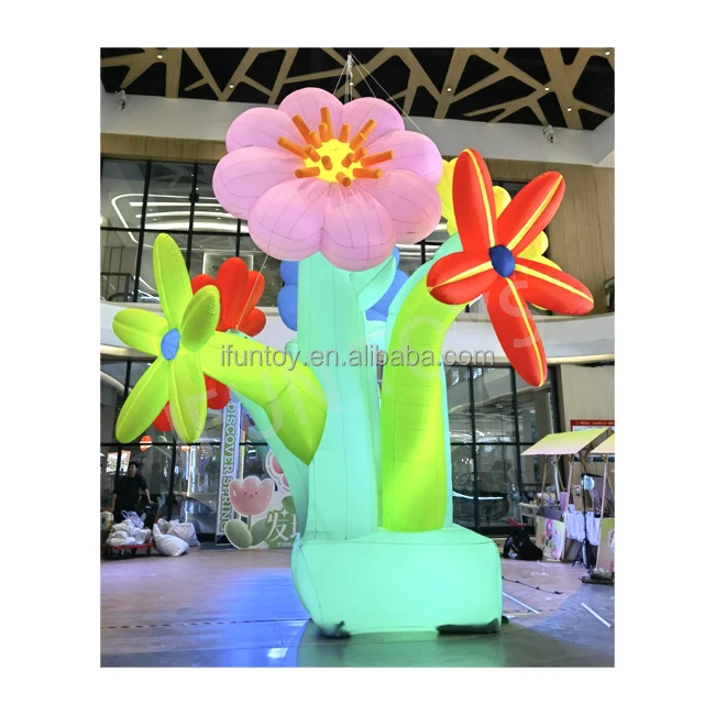 City Park Yard Decoration Inflatable Standing Flower Tree Large Beauty ...