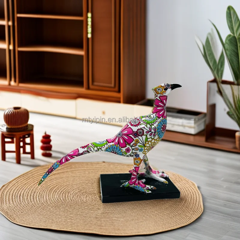 Colorful Art Greyhound Water Transfer Bird Resin Crafts Animal ...