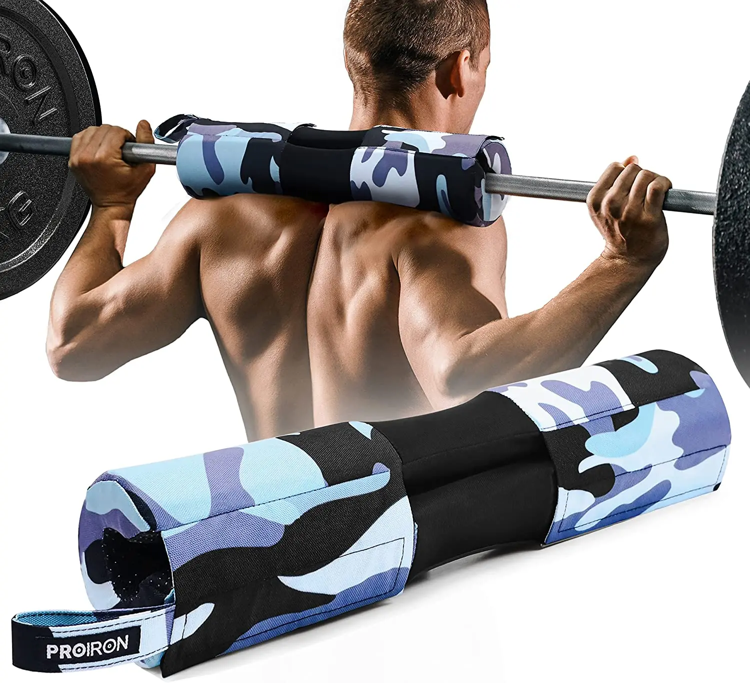 Proiron Ergonomic Barbell Squat Pad 45 Cm X 9.5 Cm With Thick Foam ...