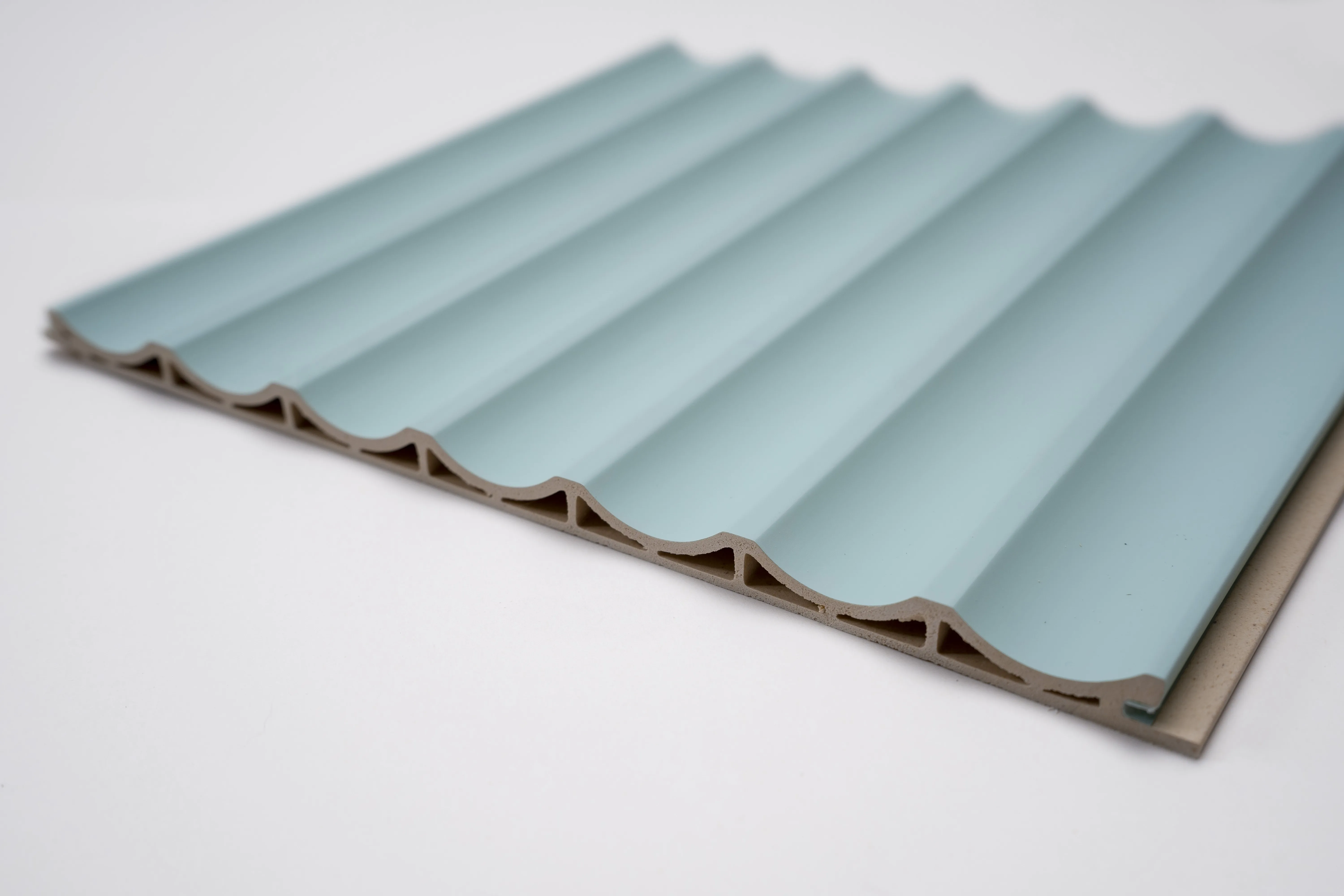 Timekey Pvc Wpc Fluted Wall Panel Interior Decoration Eco Wood 15mm Wpc ...