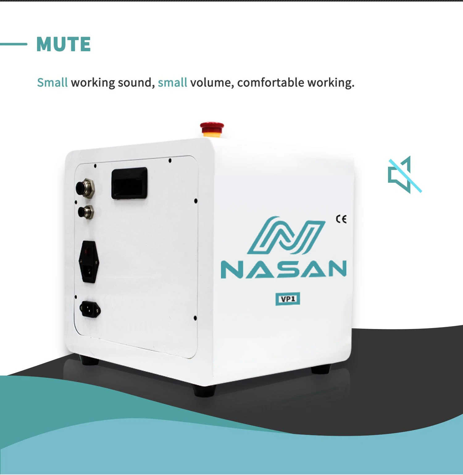 Nasan VP1 2in1 Air Compressor Vacuum Pump for Laminating